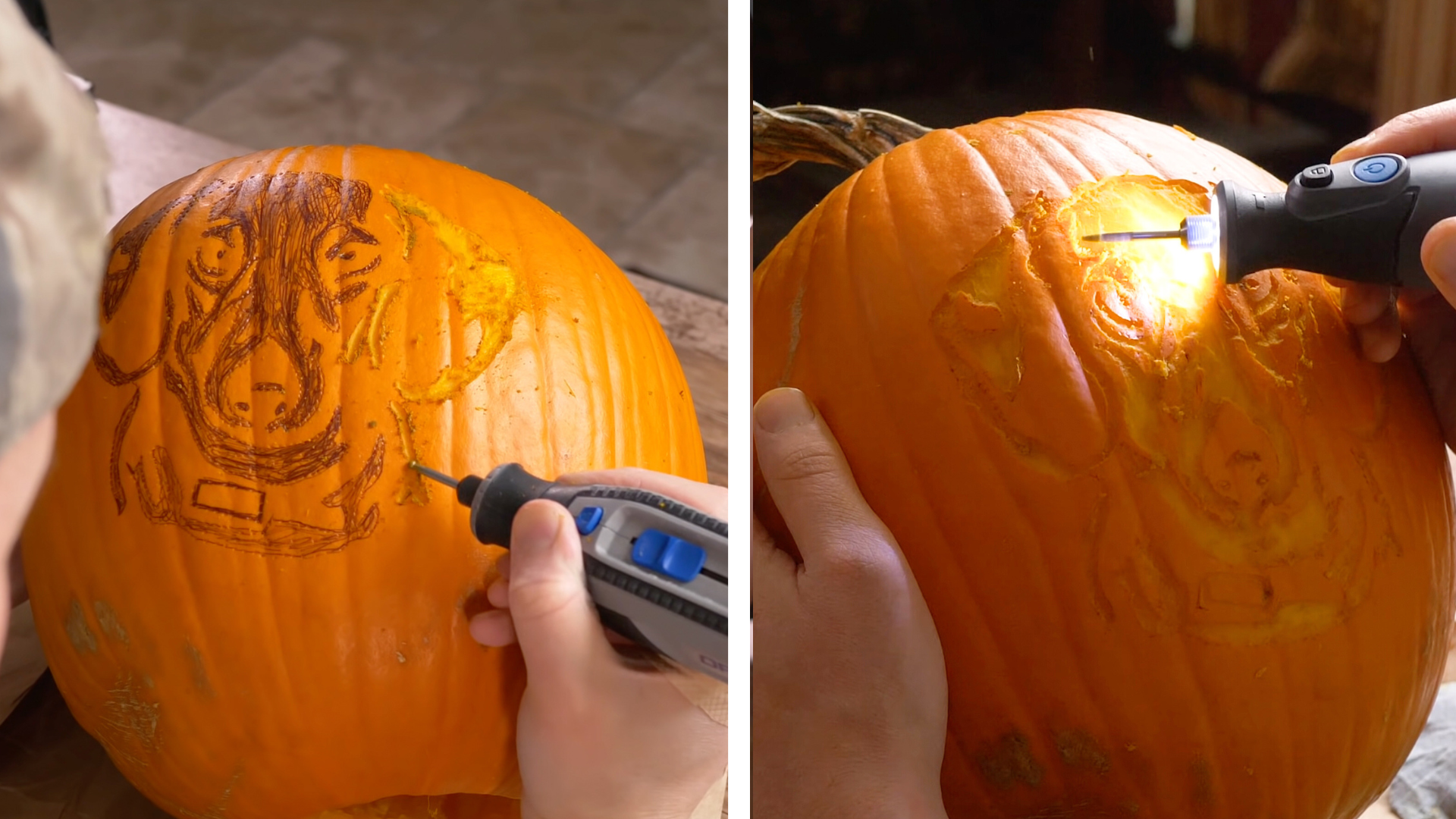 How to Carve a Pumpkin with a Dremel Tool